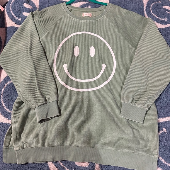Altar'd State | Tops | Smiley Face Sweatshirt | Poshmark